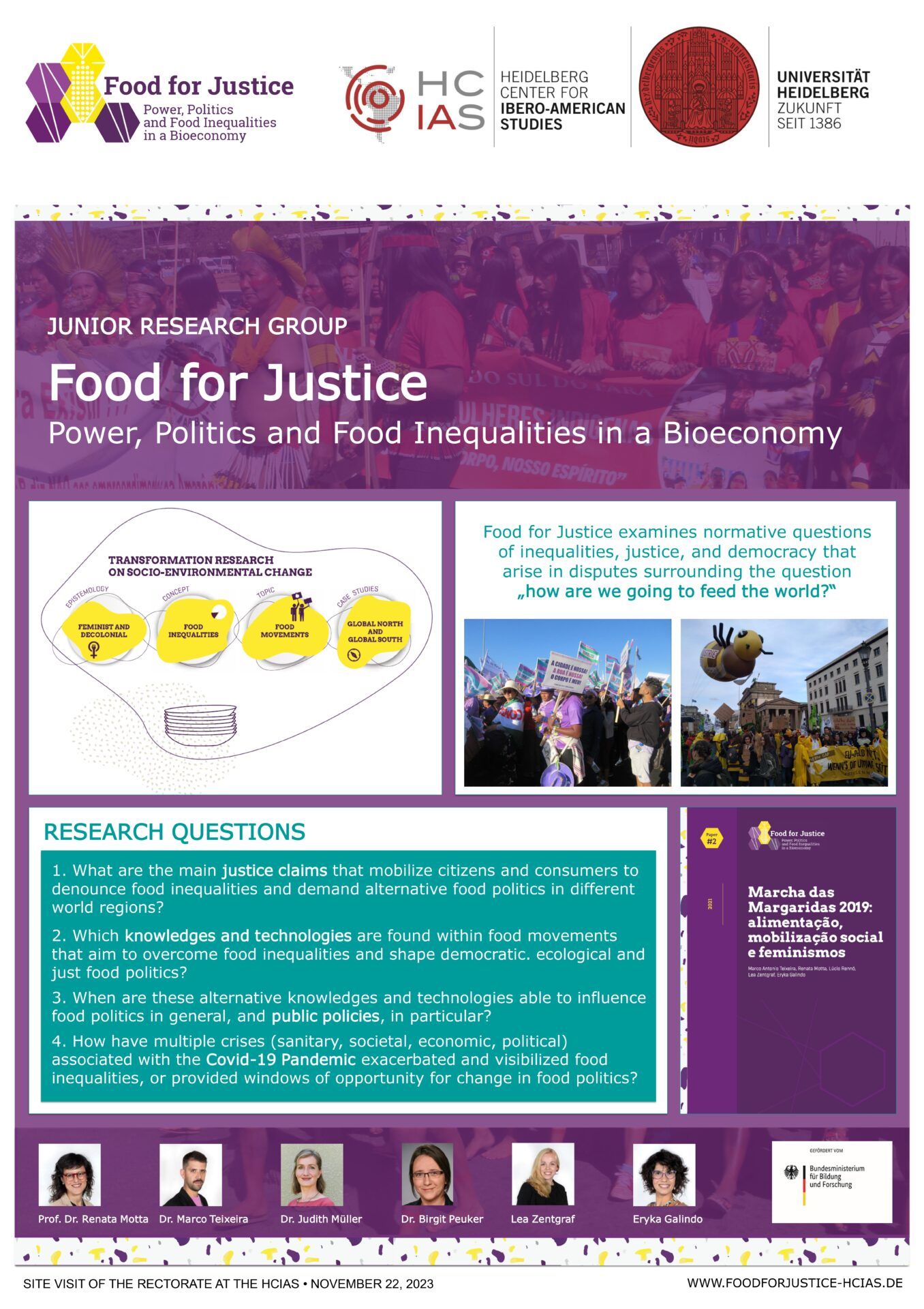 Food for Justice is introduced to Heidelberg University’s New Rector ...